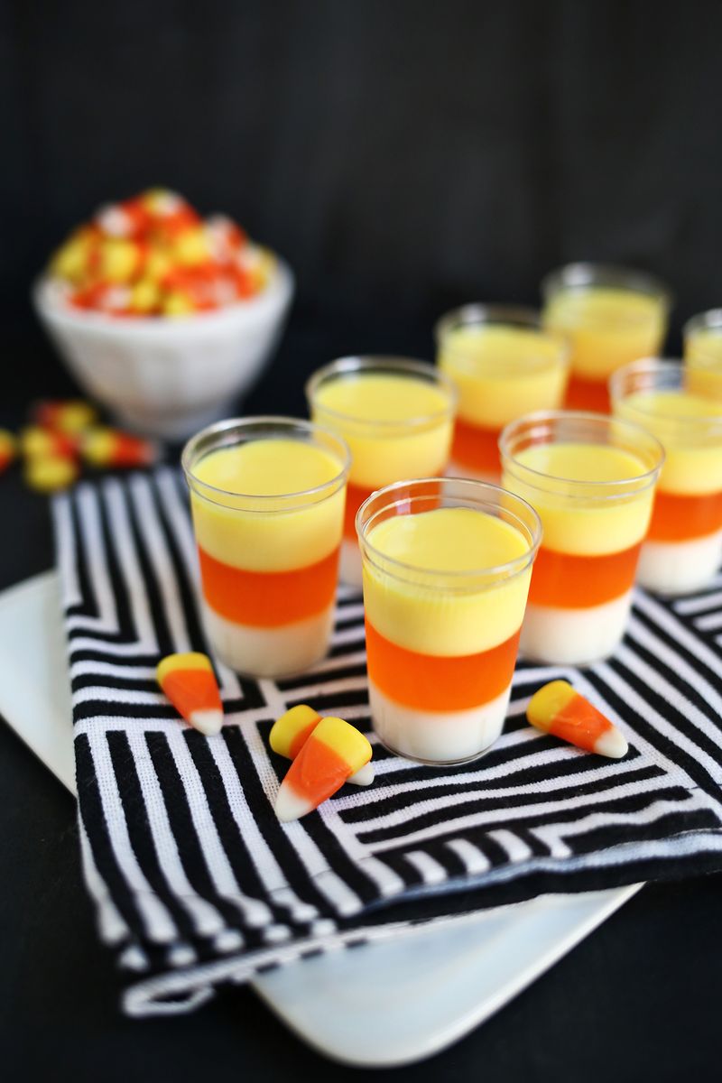 Ghoulish Halloween Themed Shot Recipes