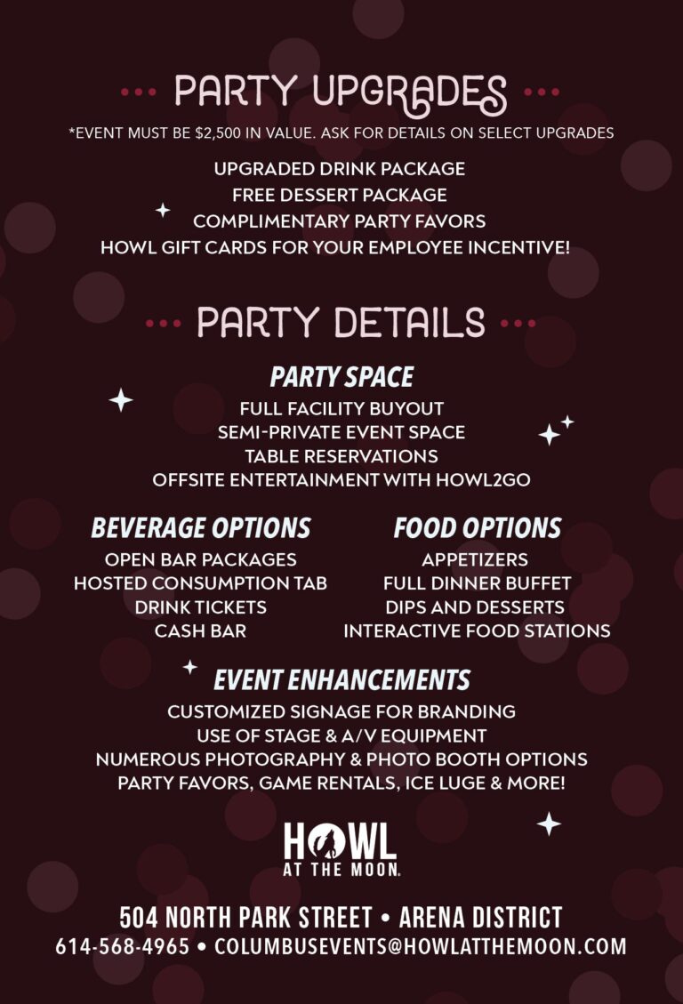 Columbus Holiday Parties | Party Venue | Event Venue | Nightlife ...