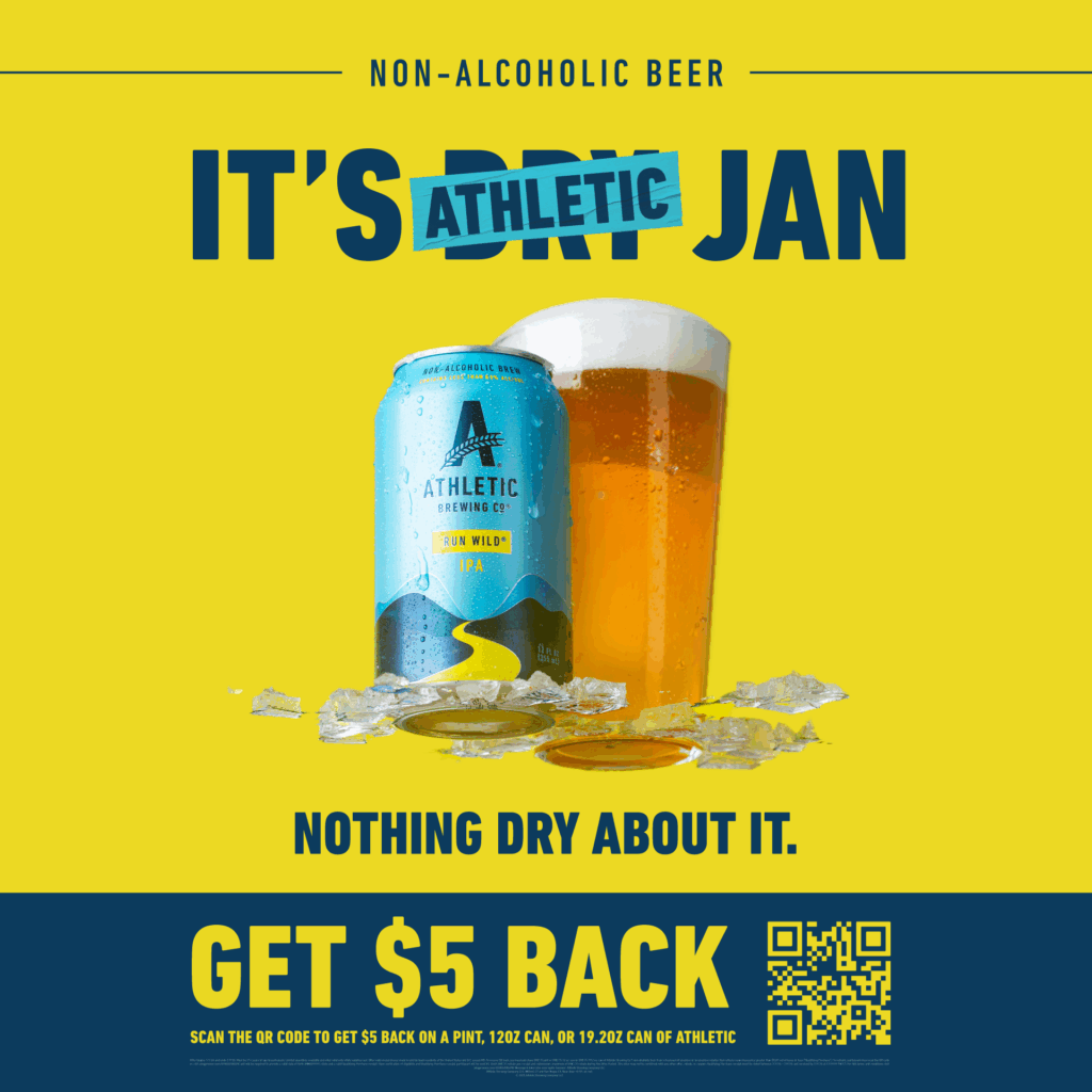 January Drink Deals | $3 Surfside and $2 Miller Lite | Dry January